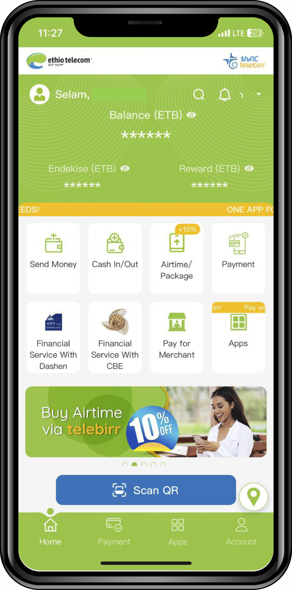 Enderas – Ethio telecom