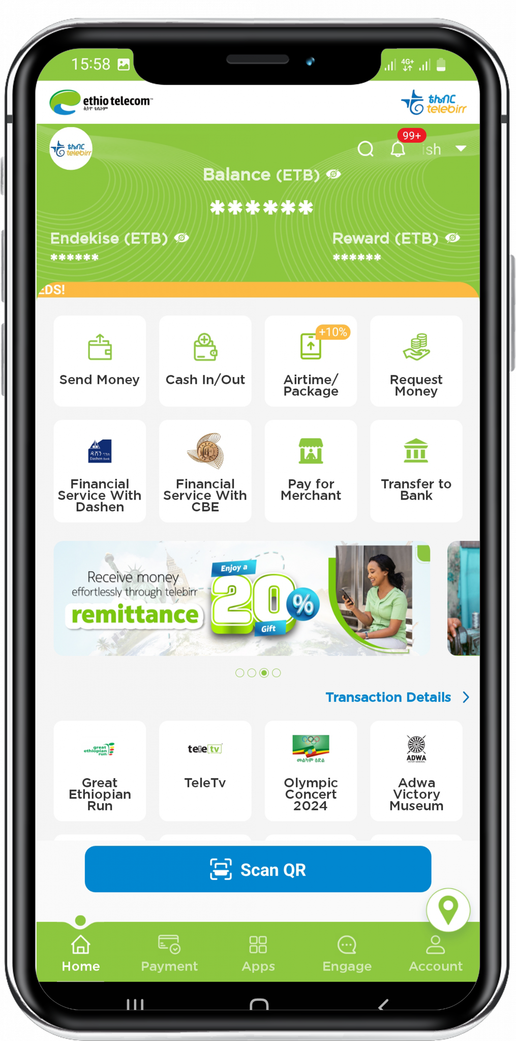 Send Money telebirr – Ethio telecom